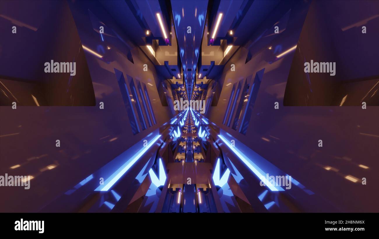 3D illustration of abstract 4K UHD geometric pattern with creative ...