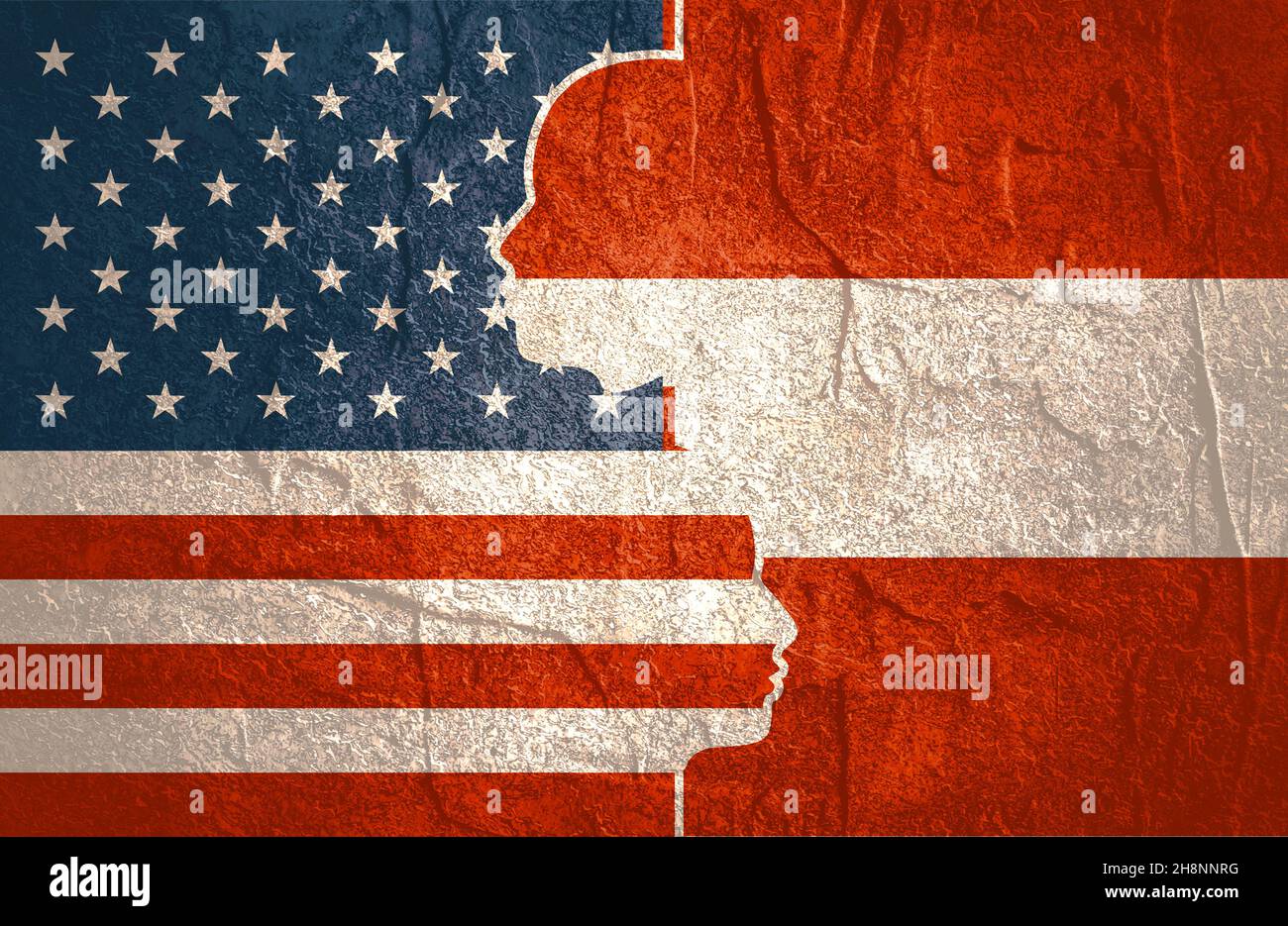 Image relative to politic and economic relationship between USA and ...