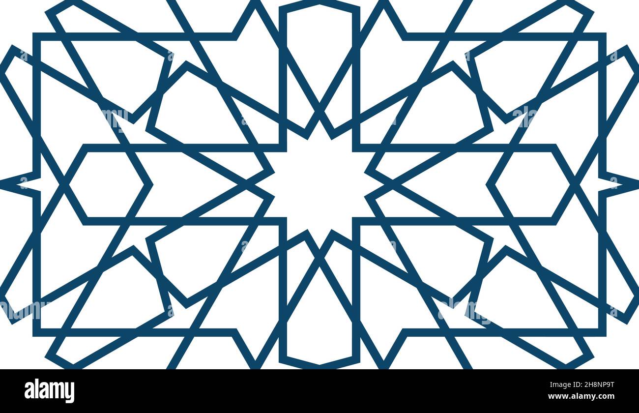 Persian geometric mosaic pattern for Ramadan card Stock Vector Image ...