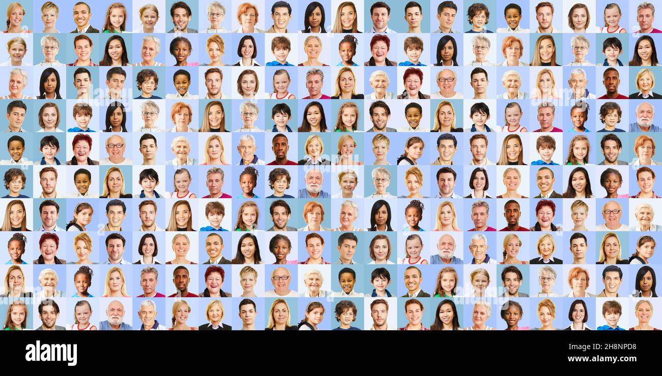 Panorama from adults and children of different generations as a society ...