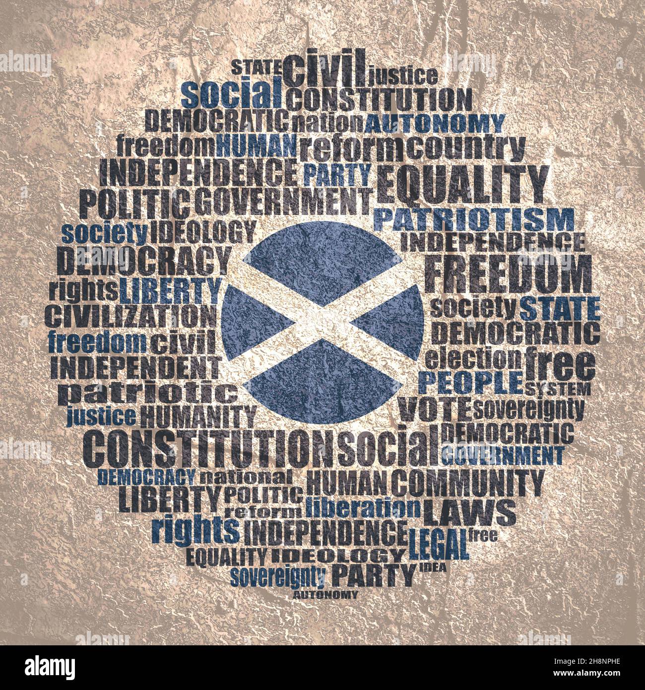 Word cloud with words related to politics, government, parliamentary ...