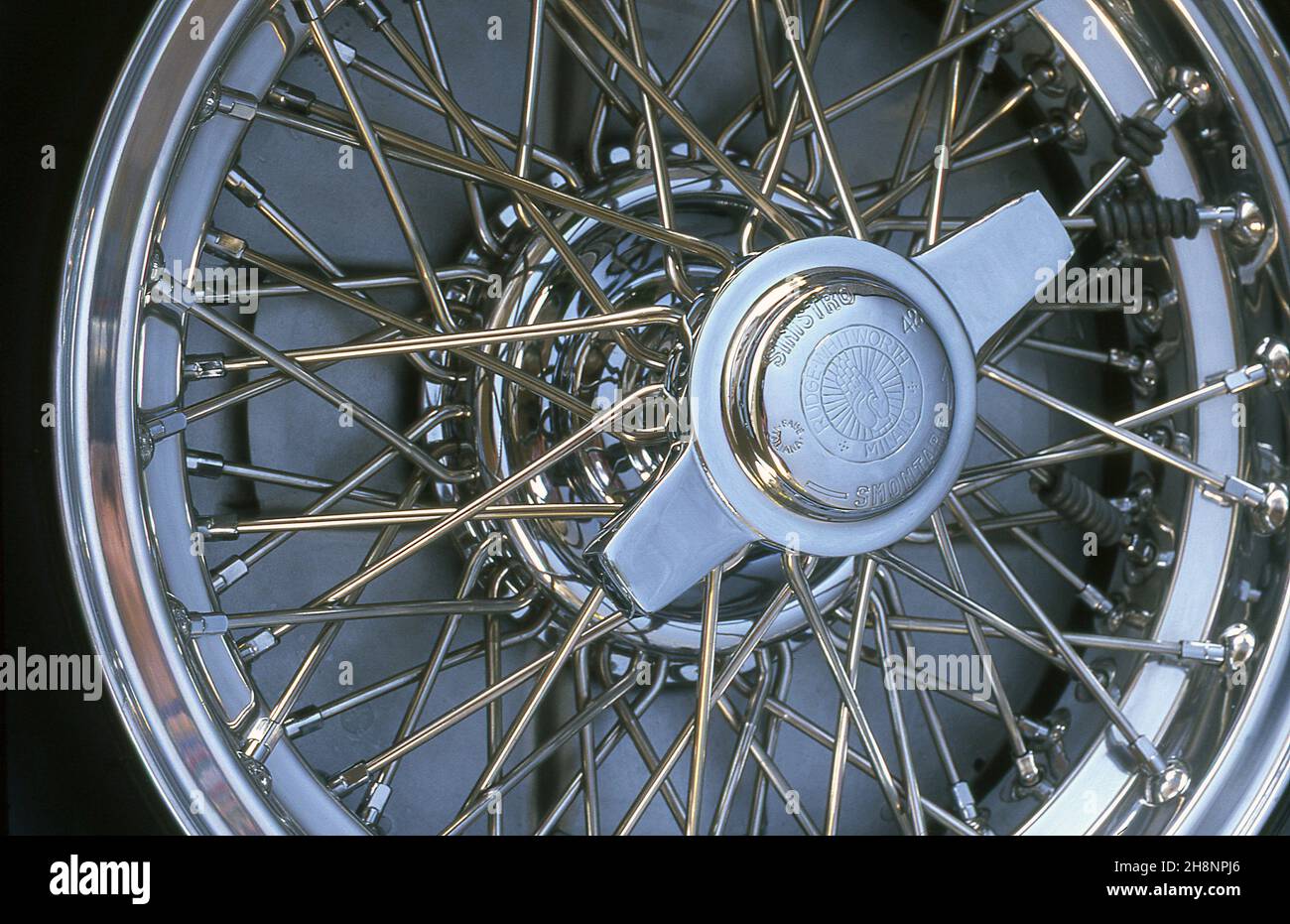 Borrani wire wheels on a 1953 Ferrari 250MM Vignale Spider series II ...
