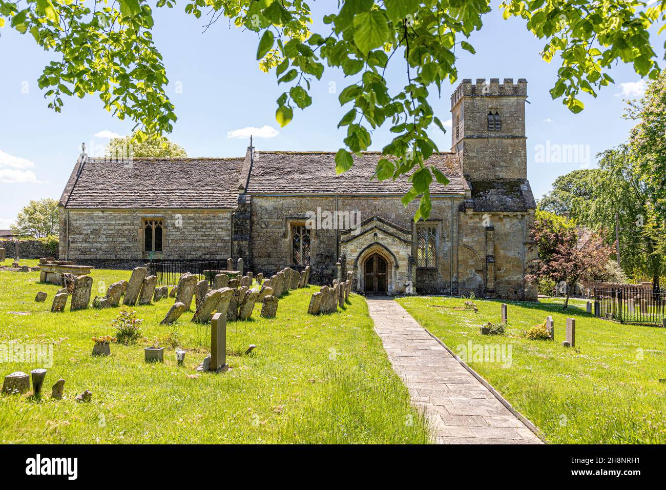 Saints church 12th century tower hi-res stock photography and images ...
