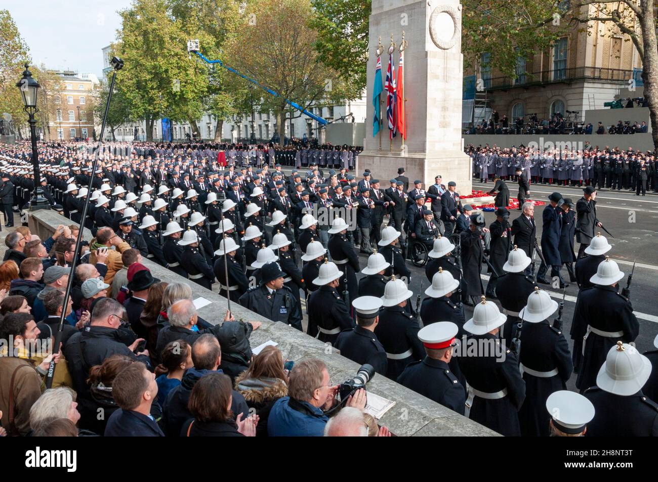 The Cenotaph National Service of Remembrance on Remembrance Sunday ...