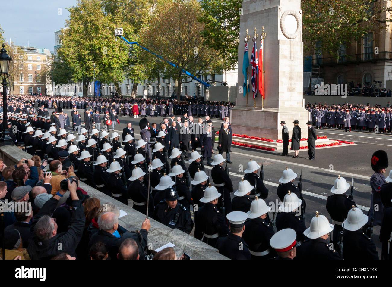 The Cenotaph National Service of Remembrance on Remembrance Sunday ...