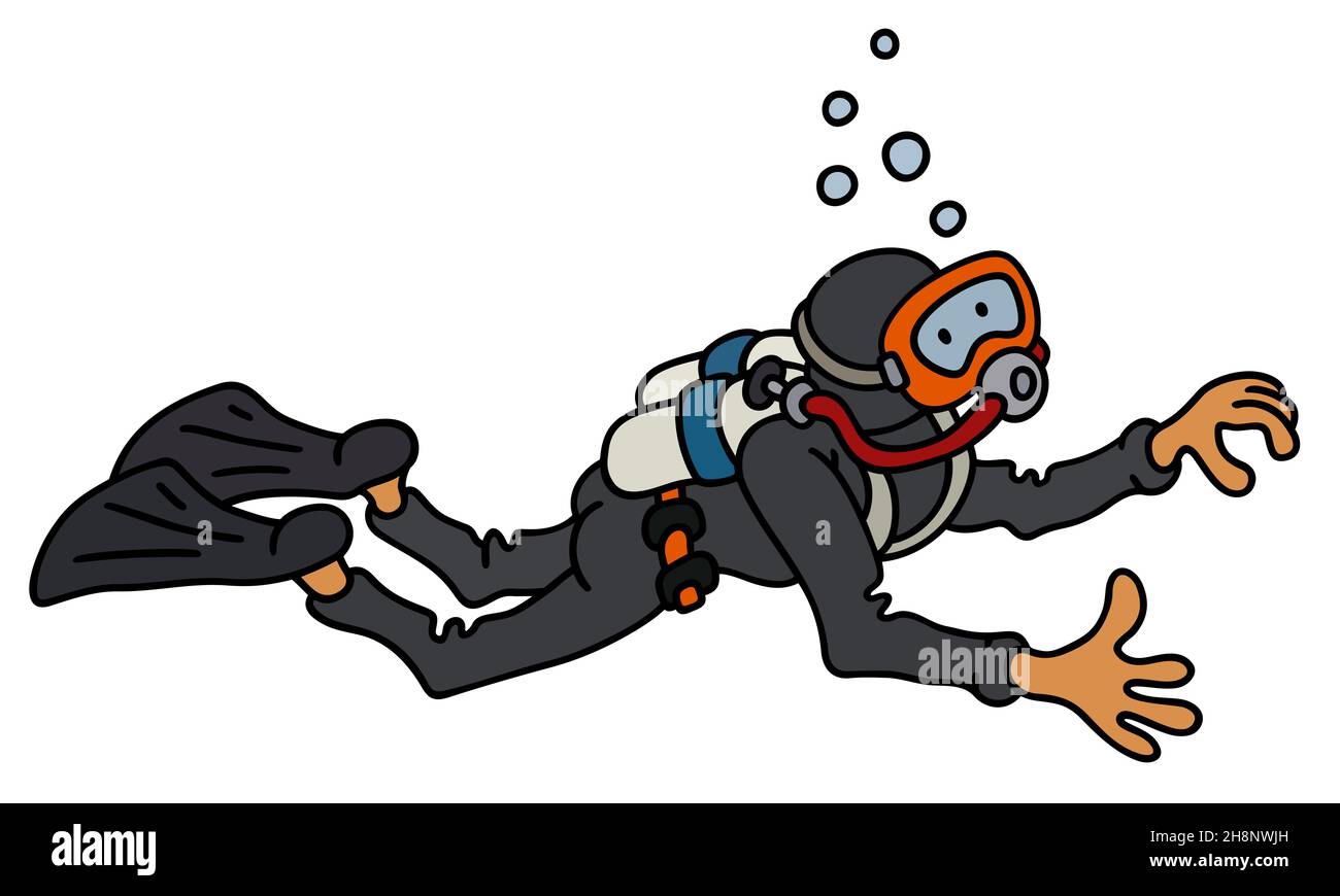 Cartoon Frogman High Resolution Stock Photography and Images - Alamy