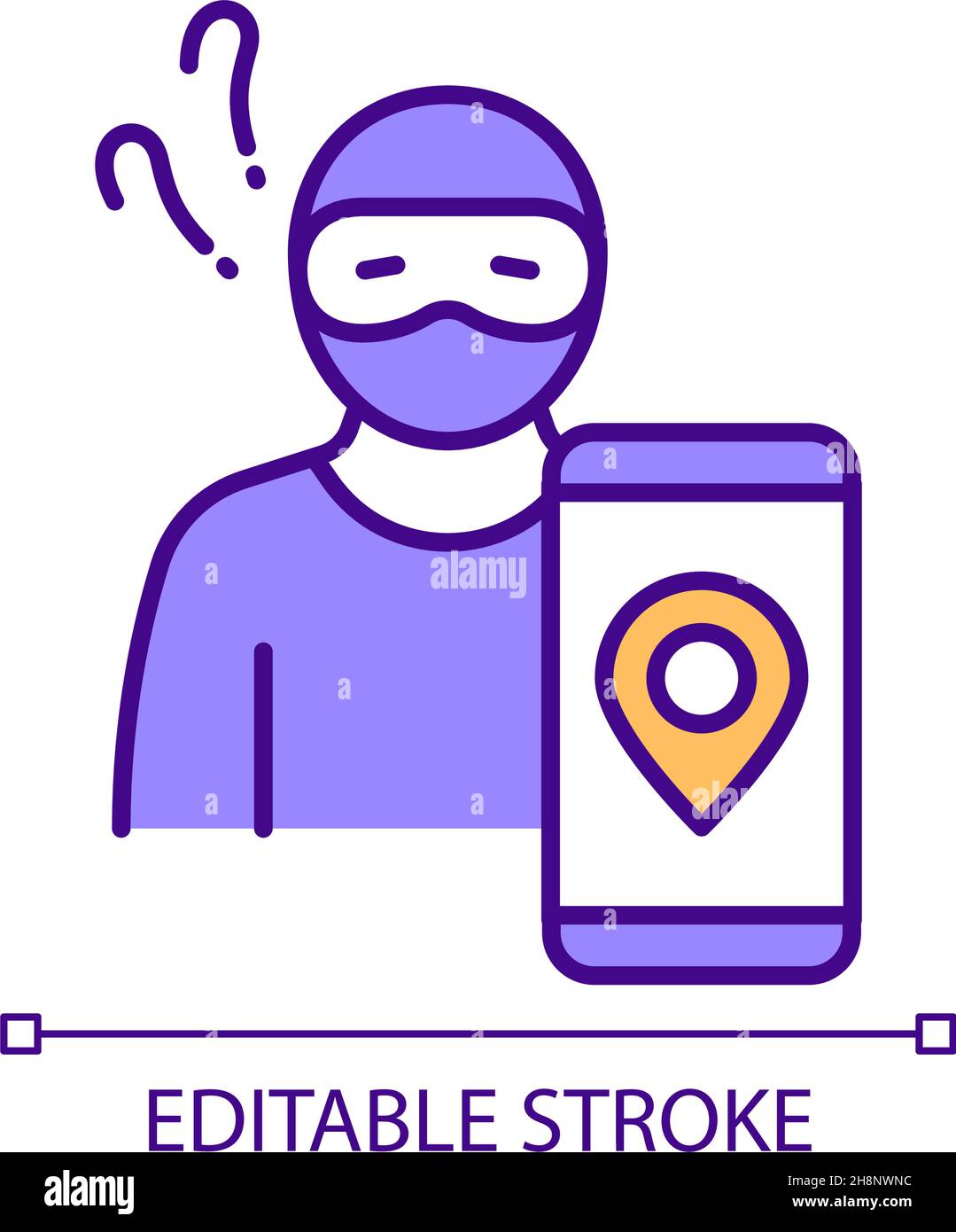 Remote location mobile Stock Vector Images - Alamy