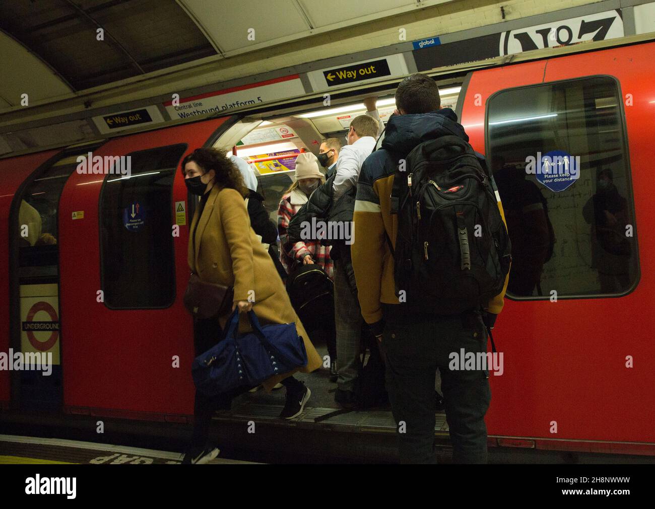 Some commuters are seen wearing their mask on public transport in ...