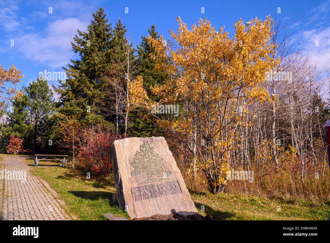 Biodiversity in the Sudbury Basin- commemorative Plaque at the Jane ...