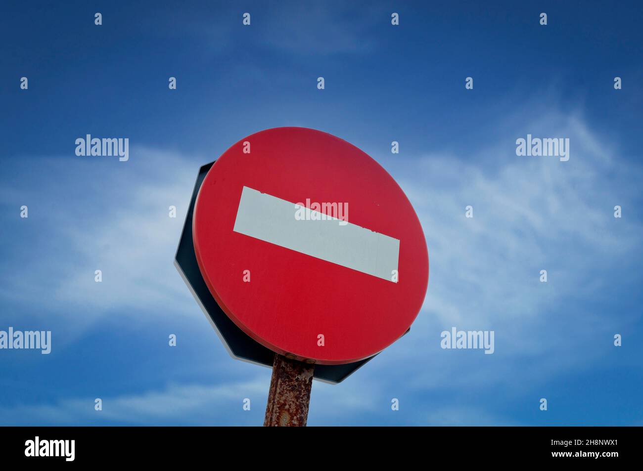 No Entry Traffic Sign Stock Photo Alamy no-entry-traffic-sign-stock-photo-alamy