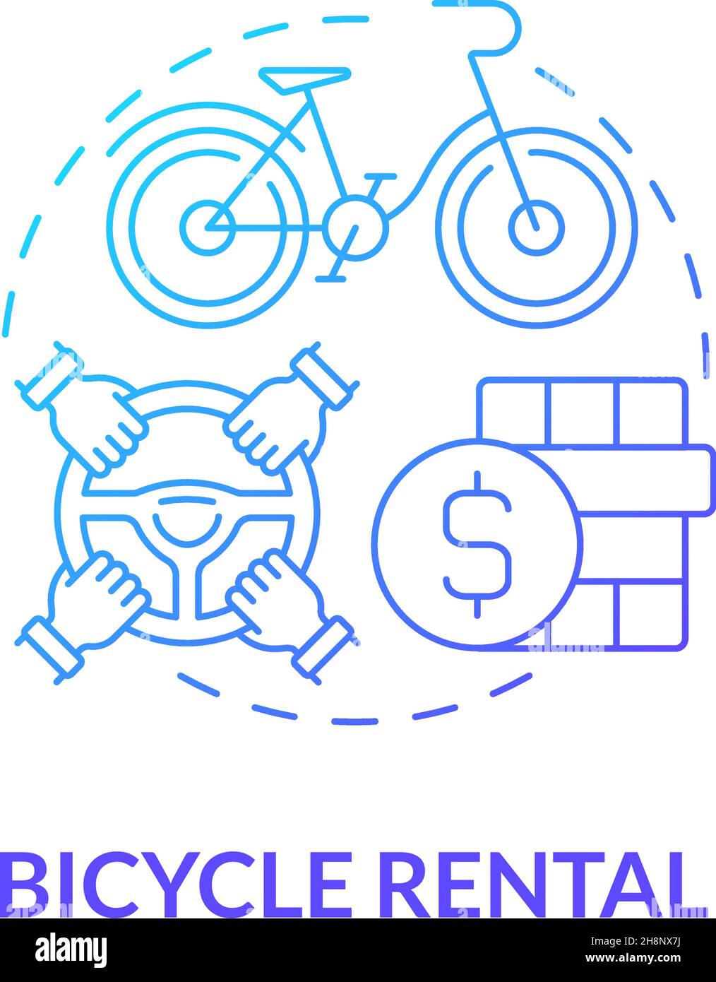 City bike hire Cut Out Stock Images & Pictures - Alamy