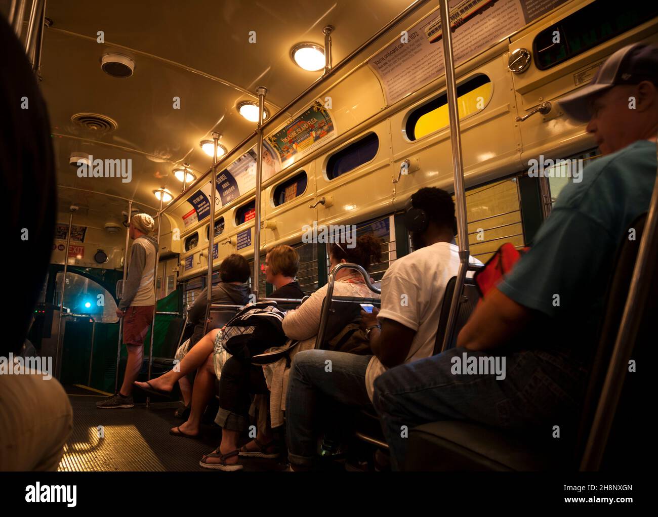 Old trolley car hi-res stock photography and images - Alamy