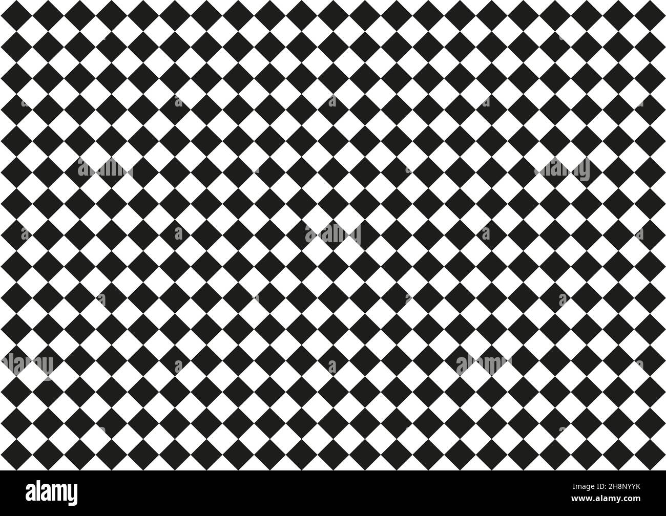 Checkered texture 3d background. The black and white square shape ...