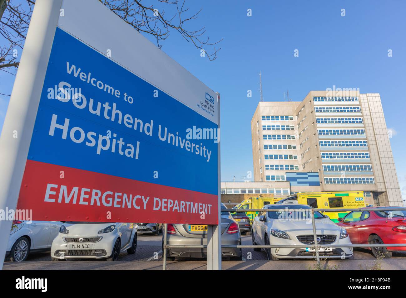 1st Dec, 2021. Southend on Sea, UK. The front of Southend University ...