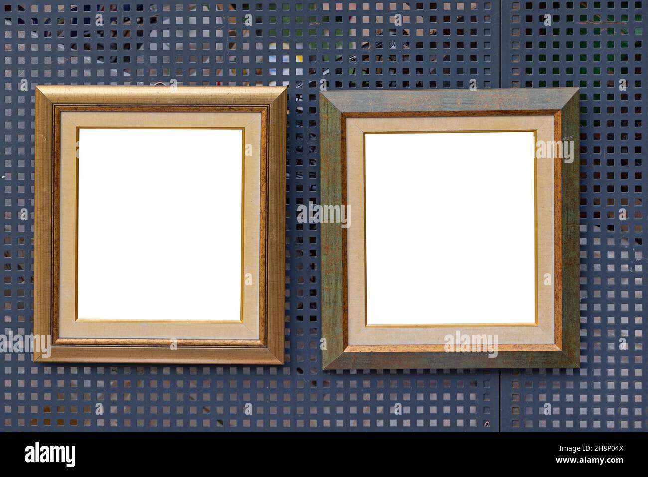 Two wooden frames wall hi-res stock photography and images - Alamy