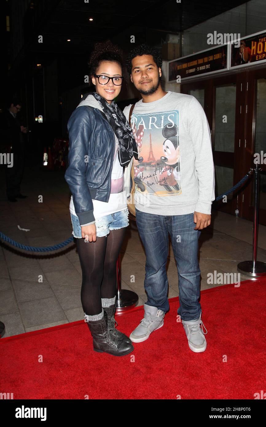 London, UK. Nathalie Emmanuel and Devon Anderson at the Hans Klok's ...