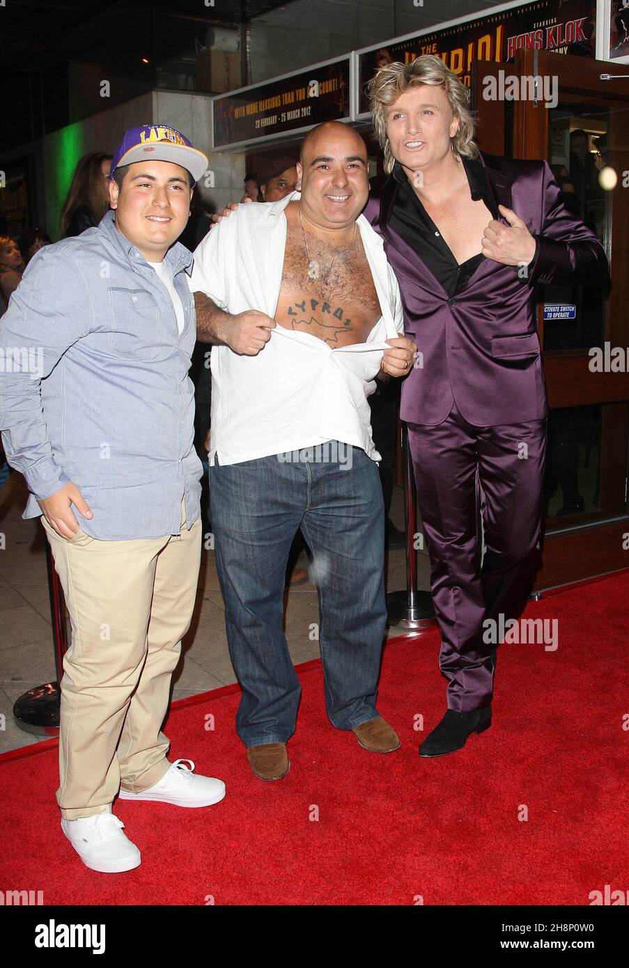 London, UK. Stavros Flatley and Hans Klok at the Hans Klok's 'The ...