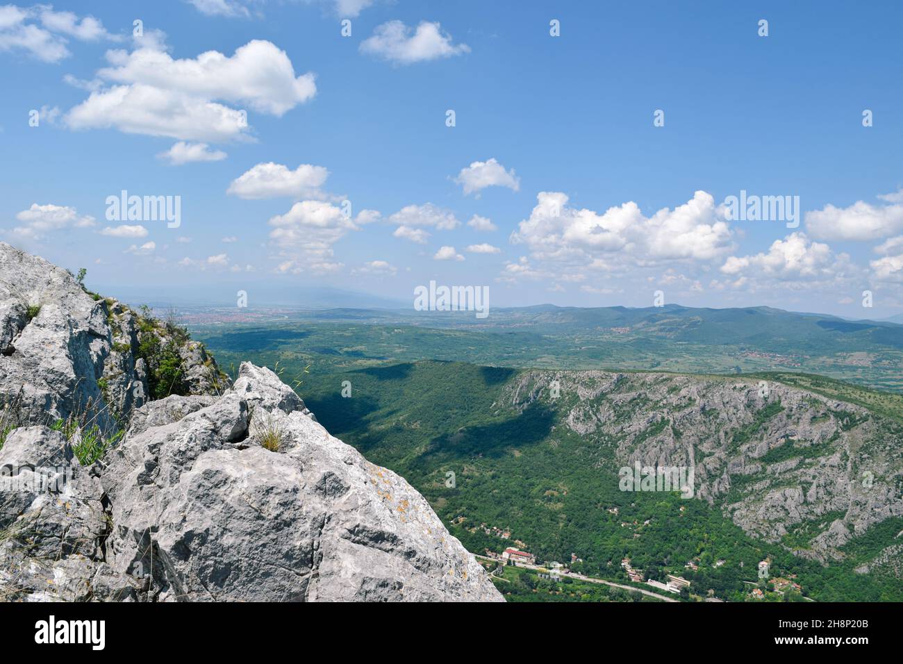 Mesmerizing view of a beautiful mountainous landscape Stock Photo - Alamy