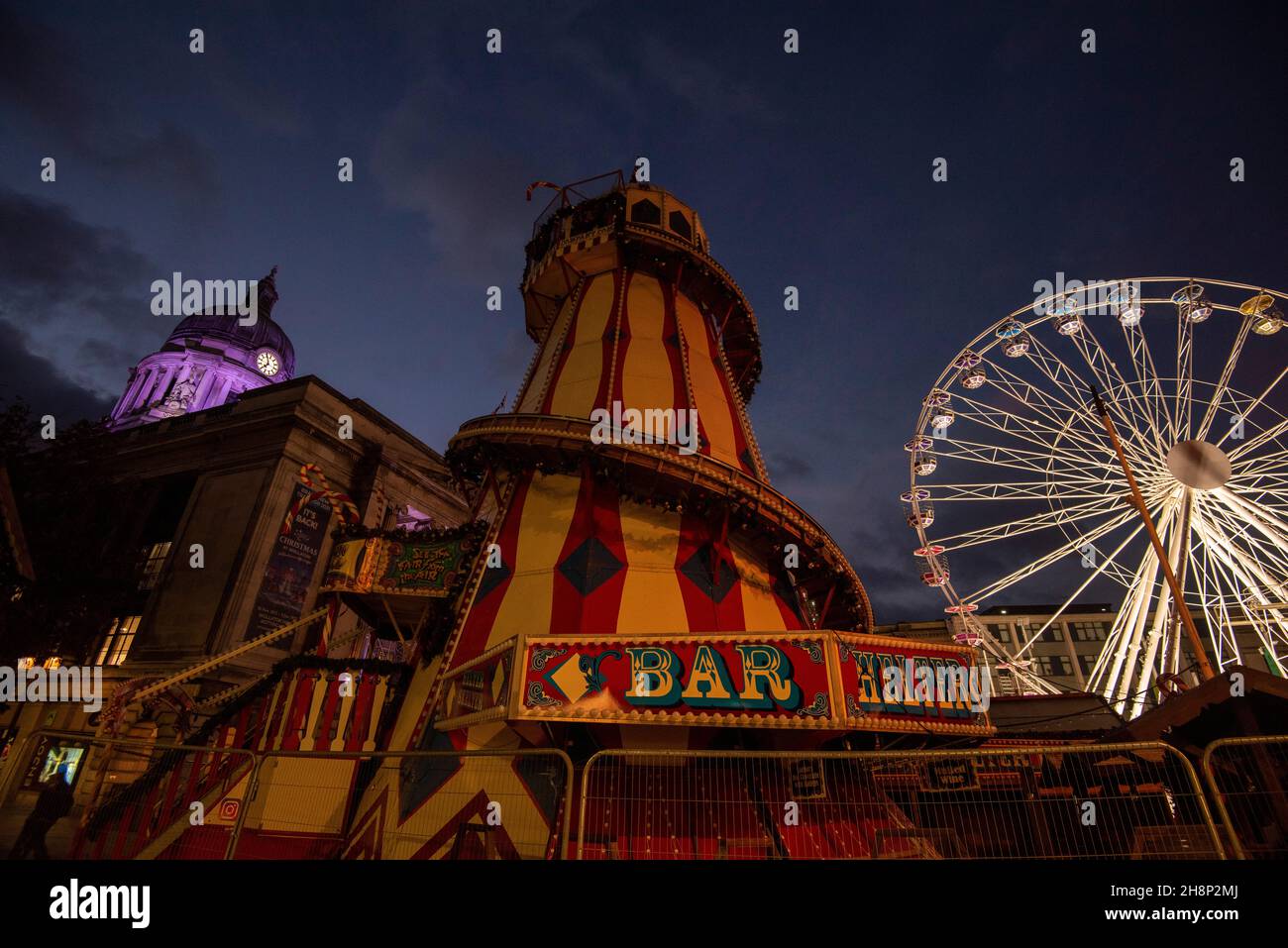 Big Wheel and Heater Skelter as part of Christmas in Nottingham ...