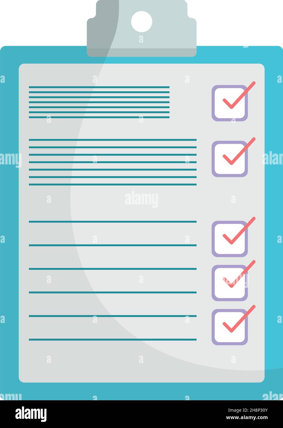 medical report checkmark Stock Vector Image & Art - Alamy