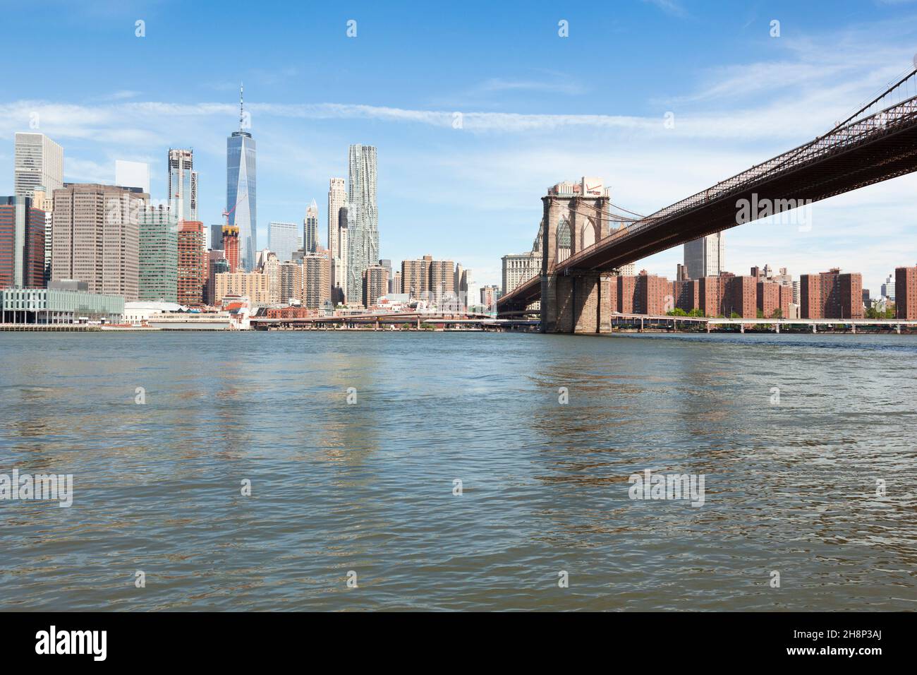 Brooklyn bridge from Brooklyn side Stock Photo - Alamy