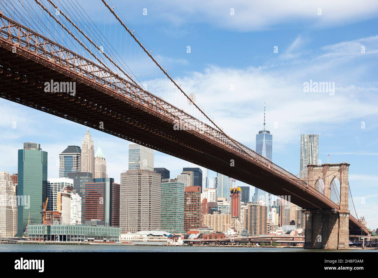 Brooklyn bridge from Brooklyn side Stock Photo - Alamy
