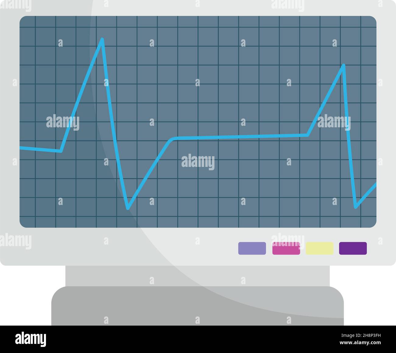 medical heartbeat monitor Stock Vector Image & Art - Alamy