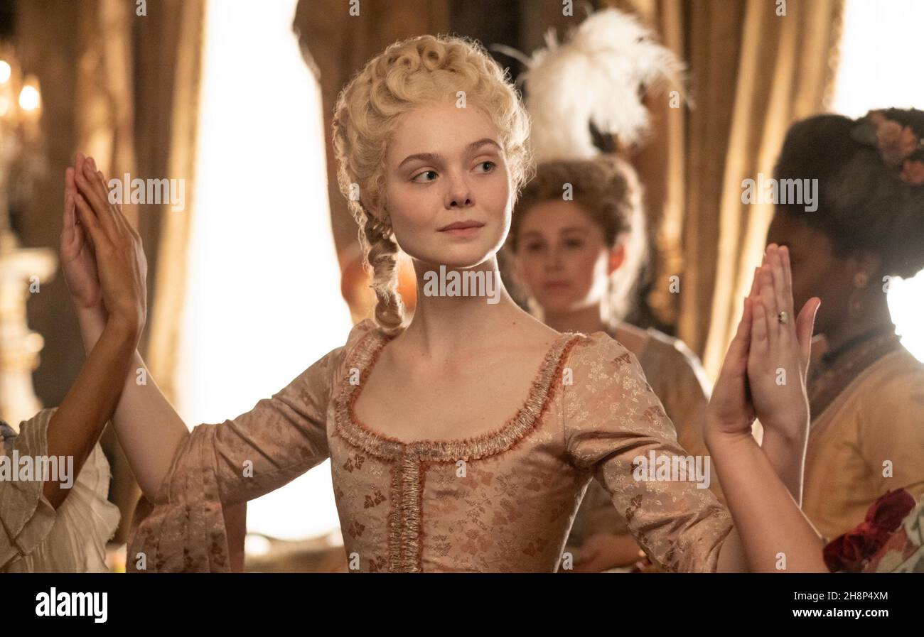 Russia. Elle Fanning in the (C)Hulu series : The Great - season 1 (2020 ...
