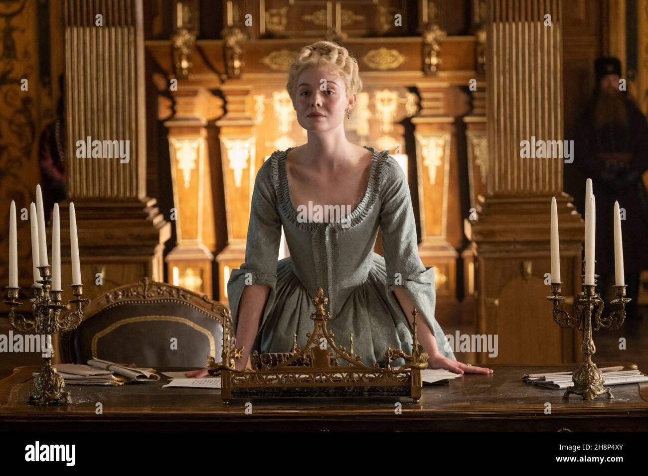 Russia. Elle Fanning in the (C)Hulu series : The Great - season 1 (2020 ...