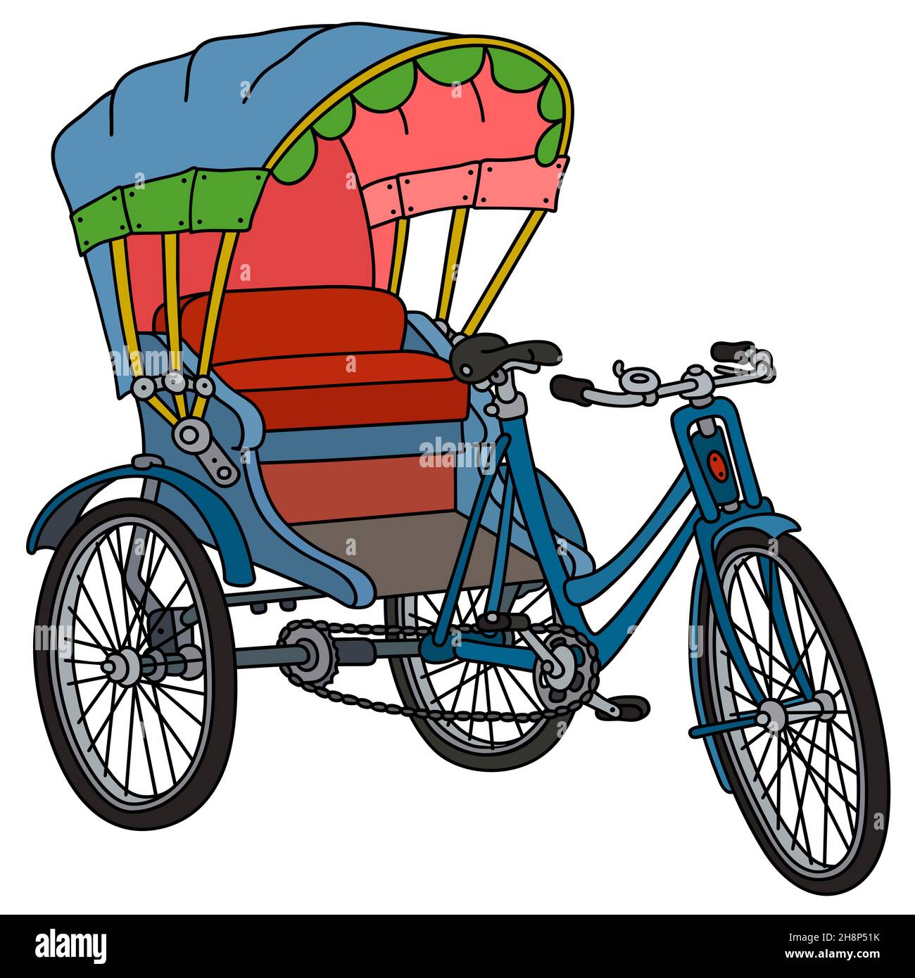 Rickshaw Drawing