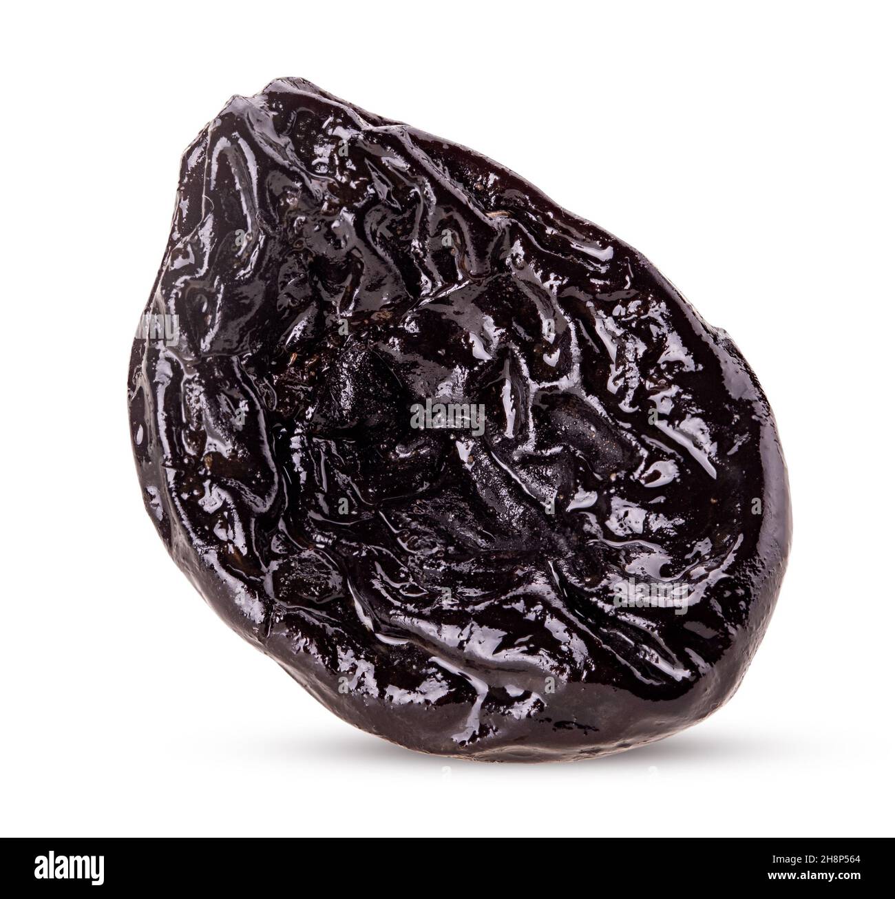 Dried plum, prunes isolated on white background. Clipping Path. Full ...