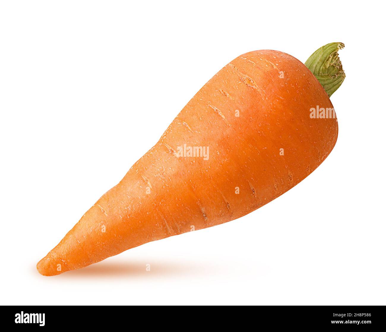 Fresh clean carrot isolated on white background. Clipping Path Stock ...