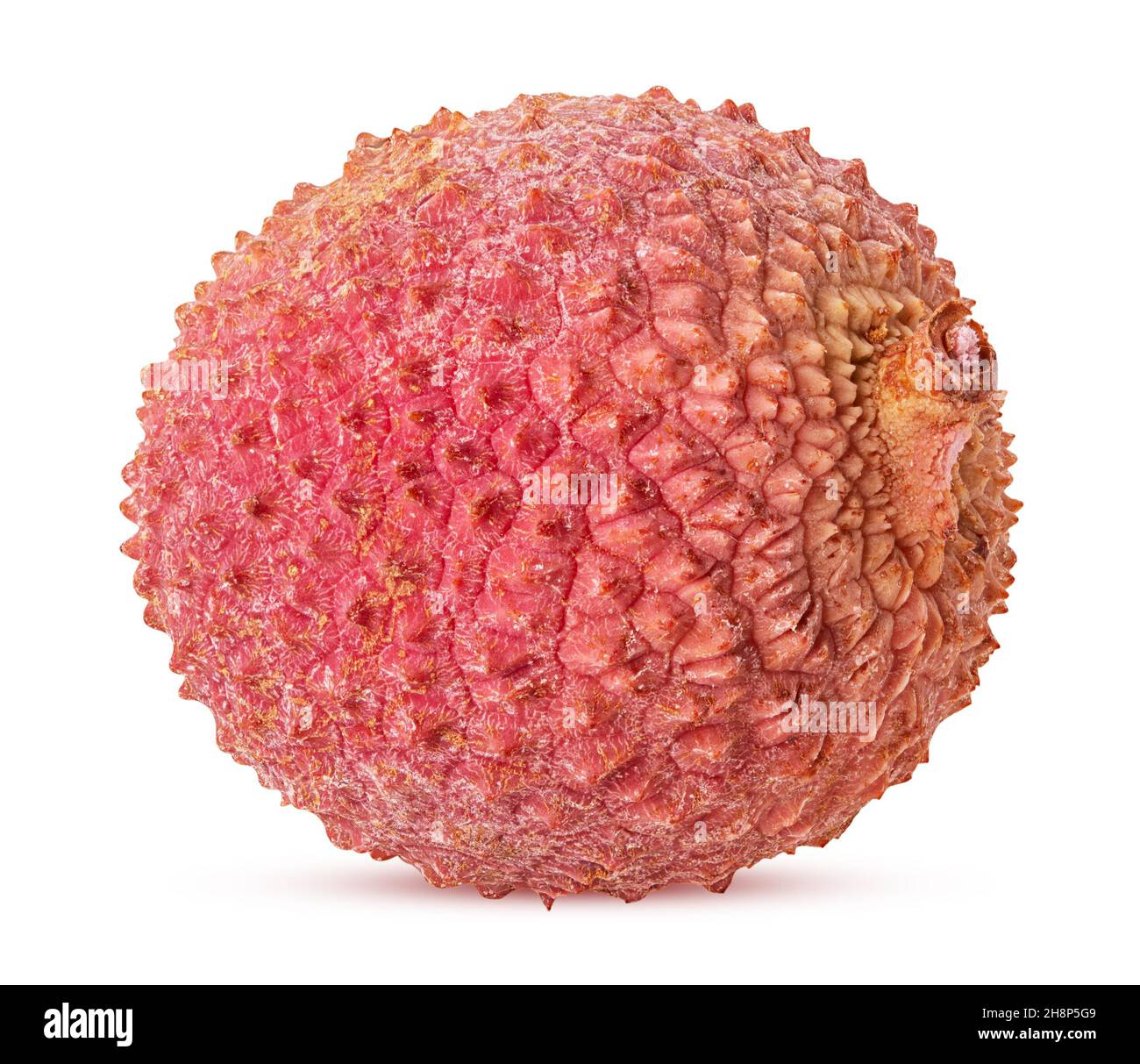 Fresh lychee isolated on white background. Clipping Path. Full depth of ...