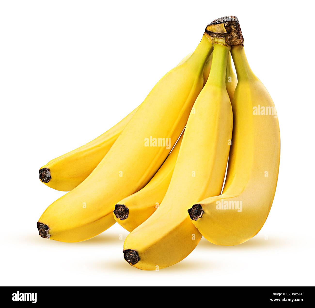 Bunch of bananas isolated on white background. Clipping Path. Full ...
