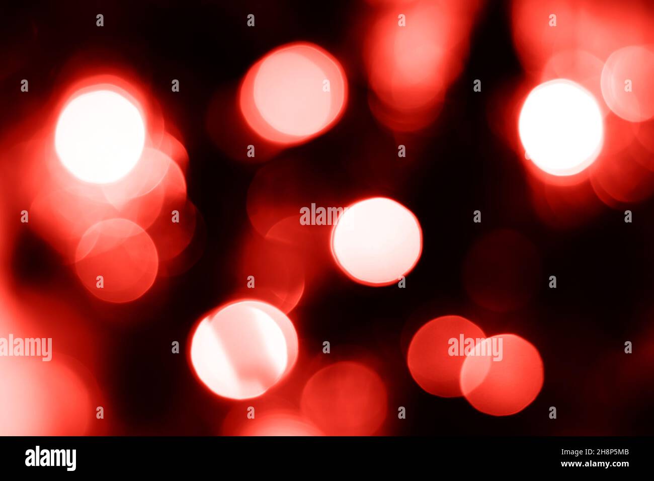 Blurred lights red background. Abstract bokeh with soft light. Trendy ...