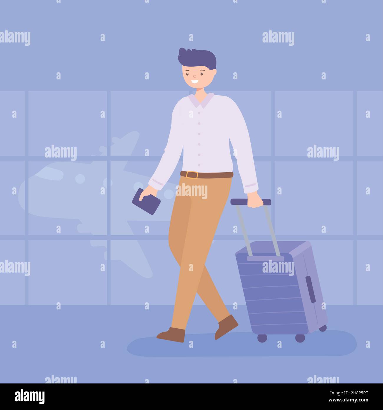 man business travel Stock Vector Image & Art - Alamy