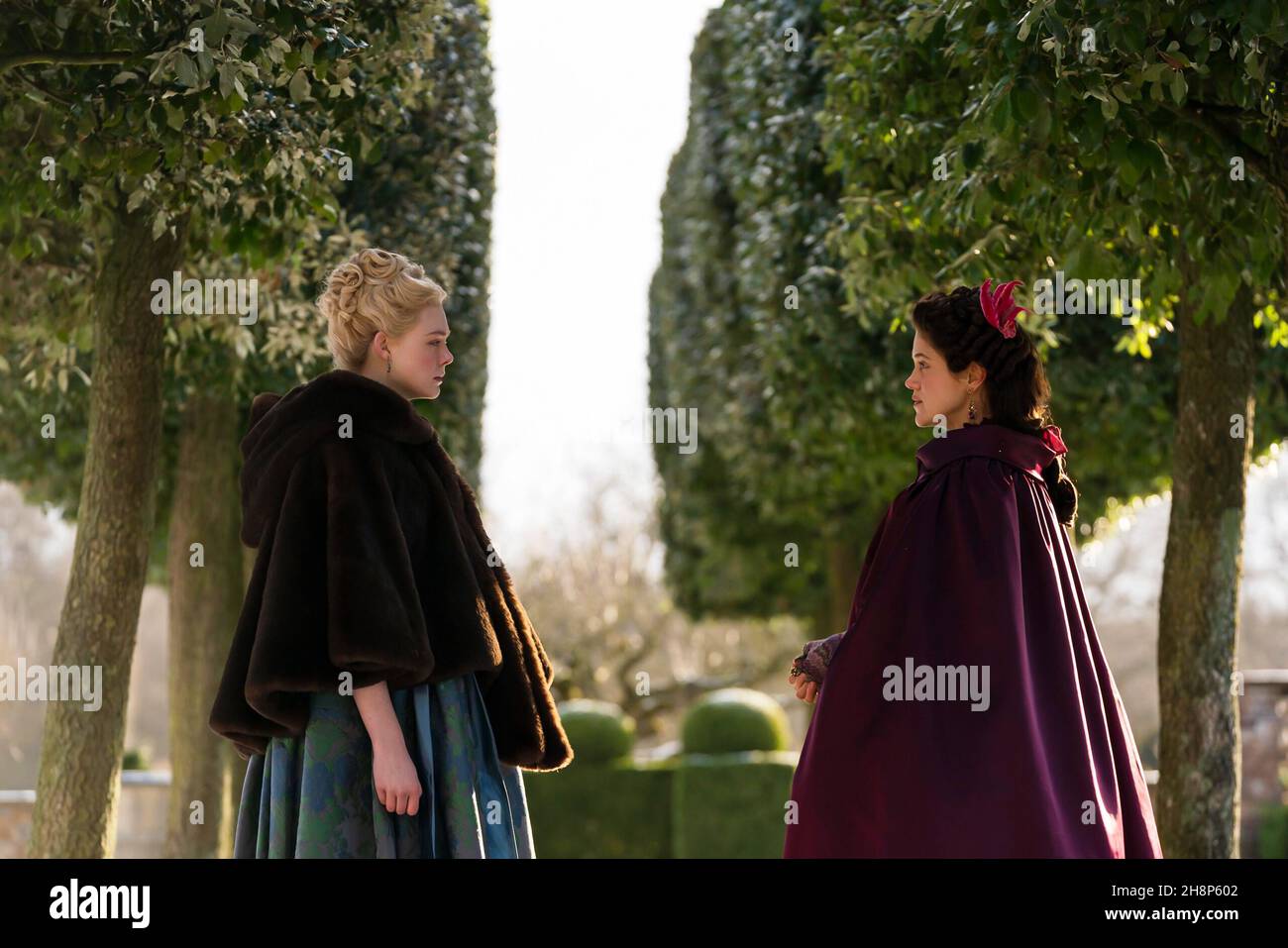 Russia. Charity Wakefield and Elle Fanning in the (C)Hulu series : The ...