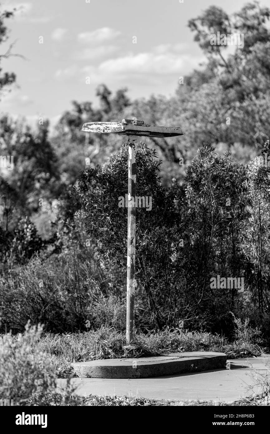 Roadside sign Black and White Stock Photos & Images - Alamy
