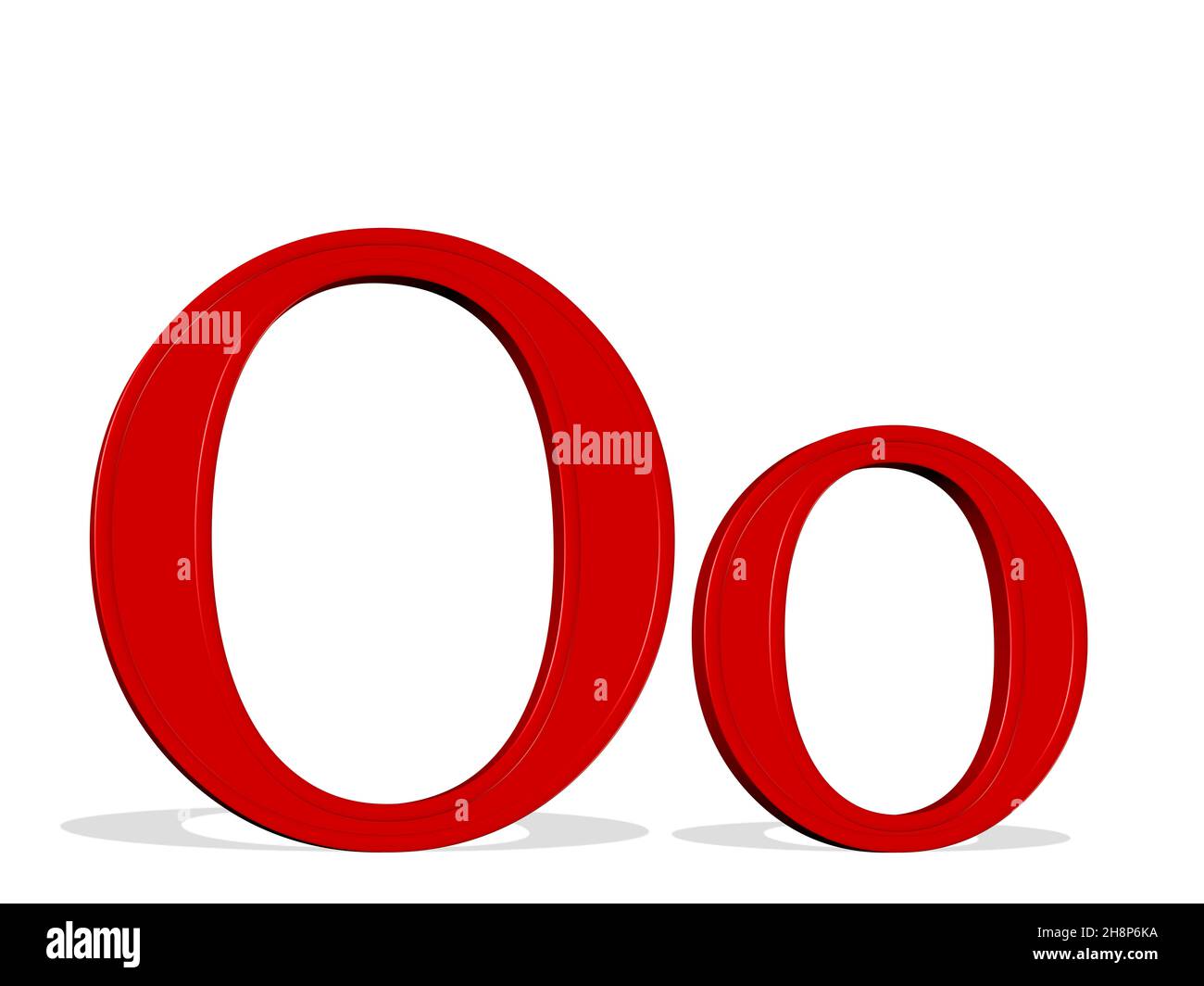 The Greek letter Omicron as a 3D illustration Stock Photo - Alamy