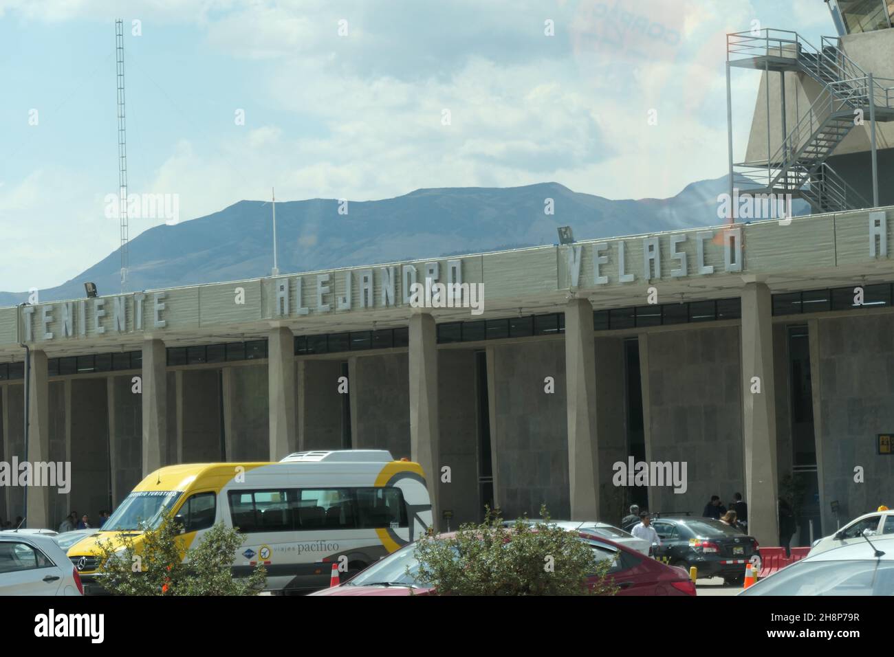 Alejandro Velasco Astete International airport Cusco entrance sign ...
