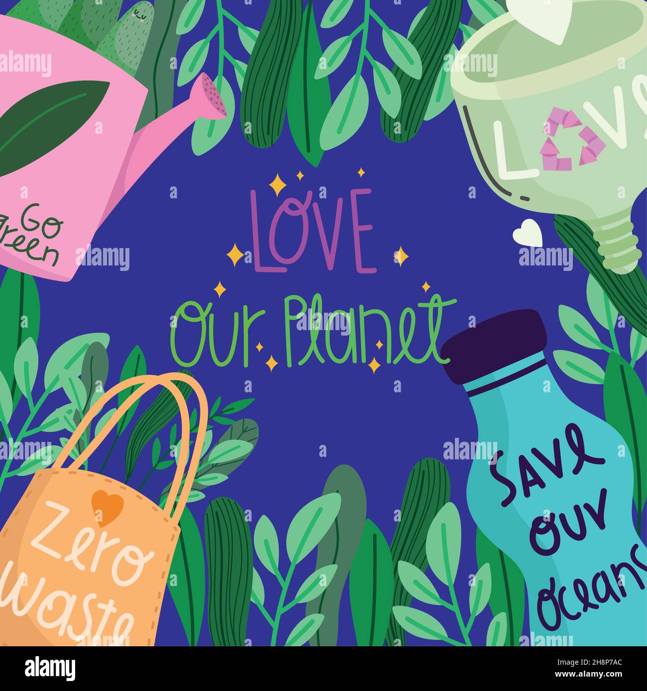 love our planet conscience Stock Vector Image & Art - Alamy