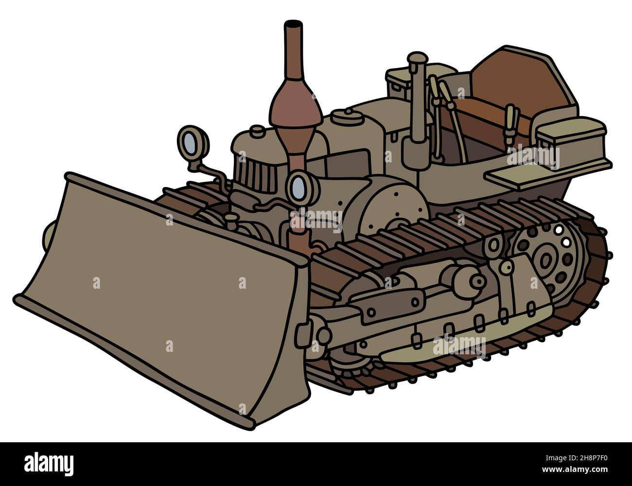 Hand drawing of a vintage pimp Stock Photo - Alamy