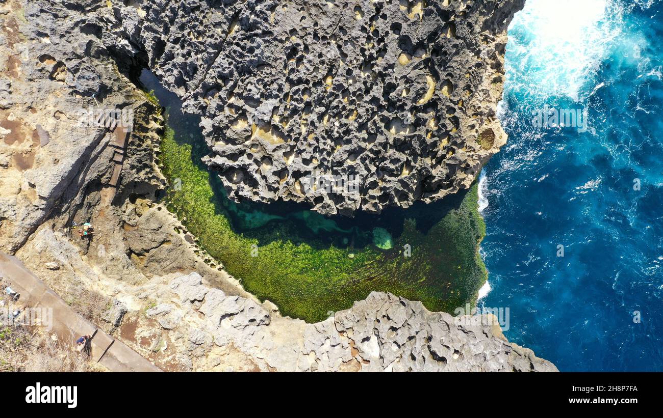 Angel's Billabong is natural infinity pool on the island of Nusa Penida ...