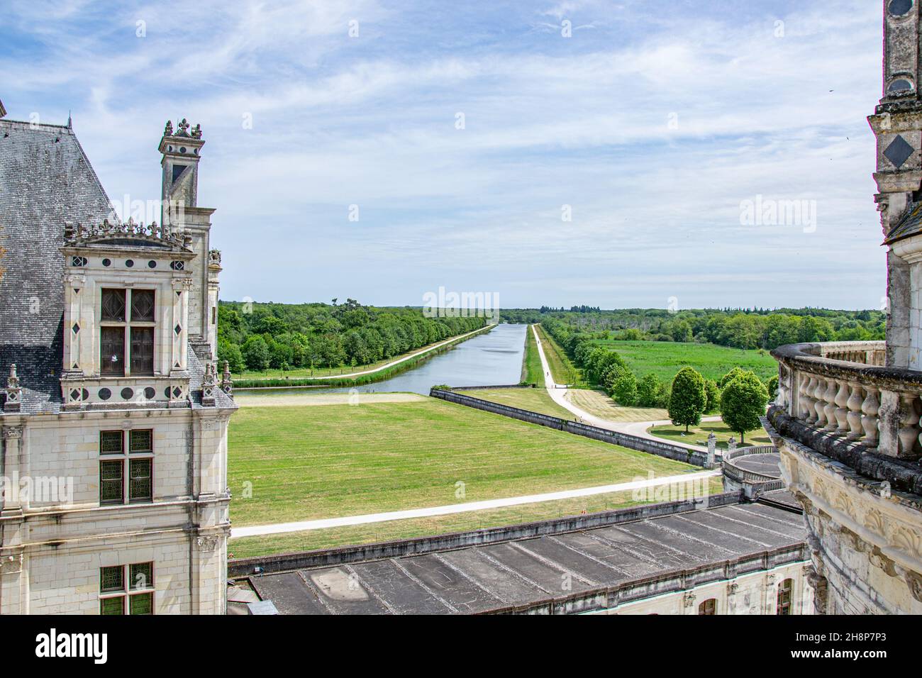 Chateau de Chambord, the largest castle in the Loire Valley. A UNESCO ...