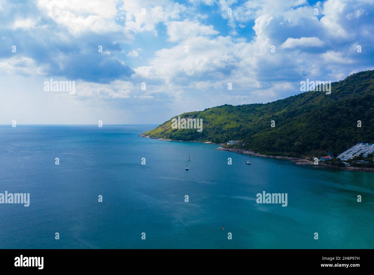 Phuket island. Tropical island with white sandy beach. Beautifull, view ...
