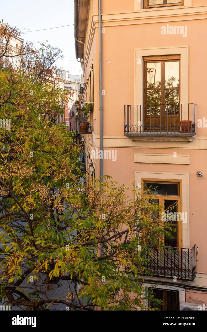 Traditional Spanish City building Stock Photo - Alamy