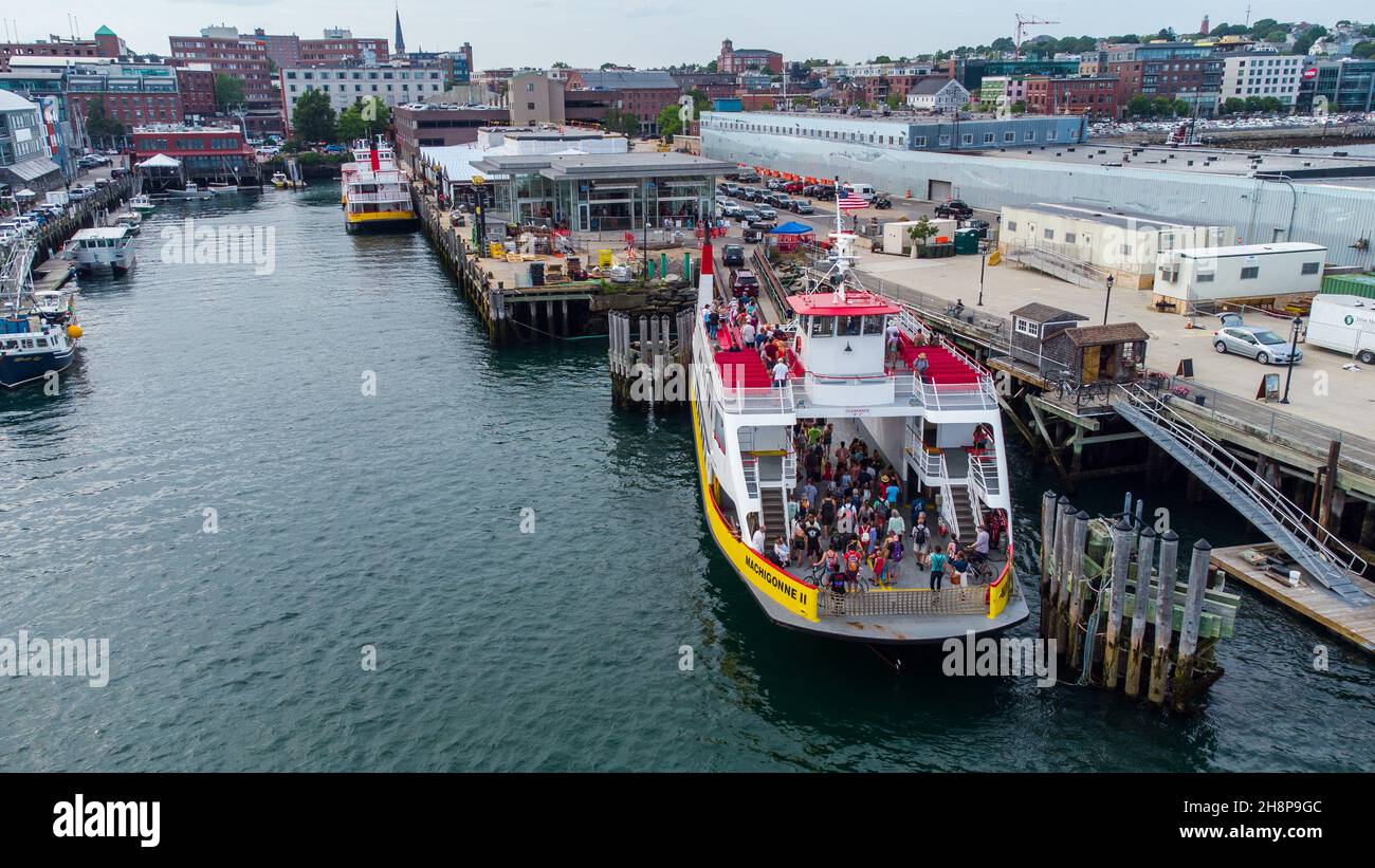 Casco bay ferry portland hi-res stock photography and images - Alamy