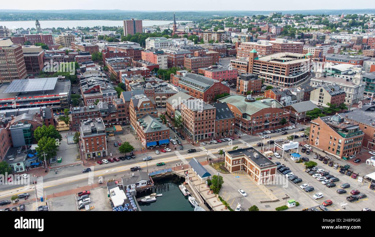 Downtown Portland Maine United High Resolution Stock Photography and ...