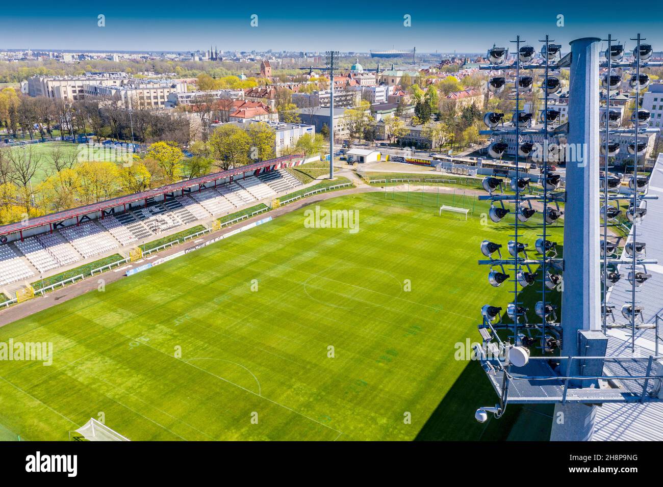 Football penalty aerial hi-res stock photography and images - Alamy