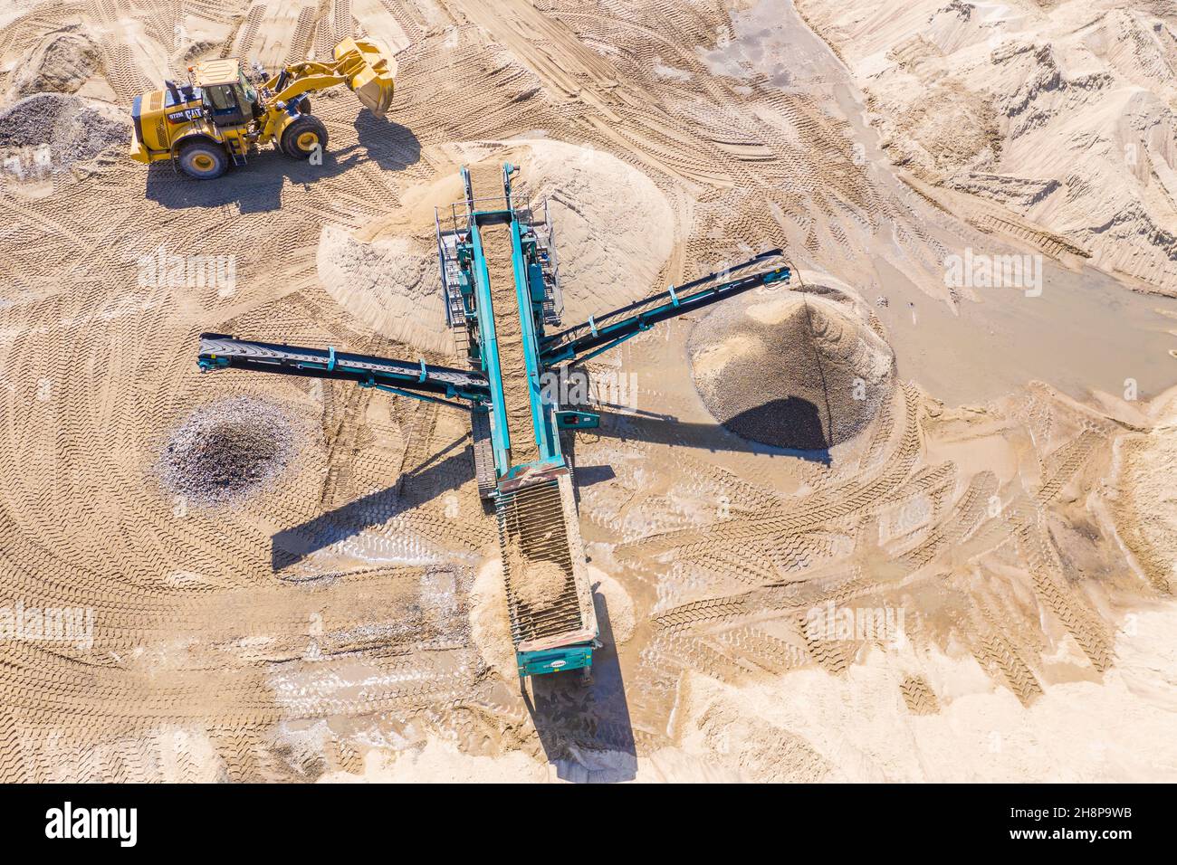 Aerial drone view people moving hi-res stock photography and images - Alamy